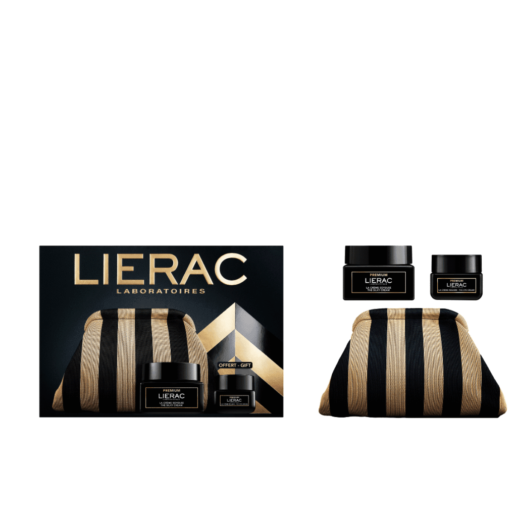 LIERAC Set Premium lagana + okoločna krema - Lapoteca